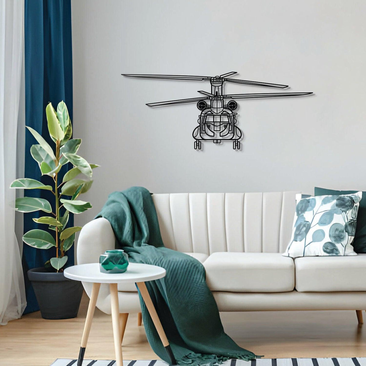 CH47D-F Chinook Front Metal Aircraft Wall Art - NCP0371 – Gifts for You ...